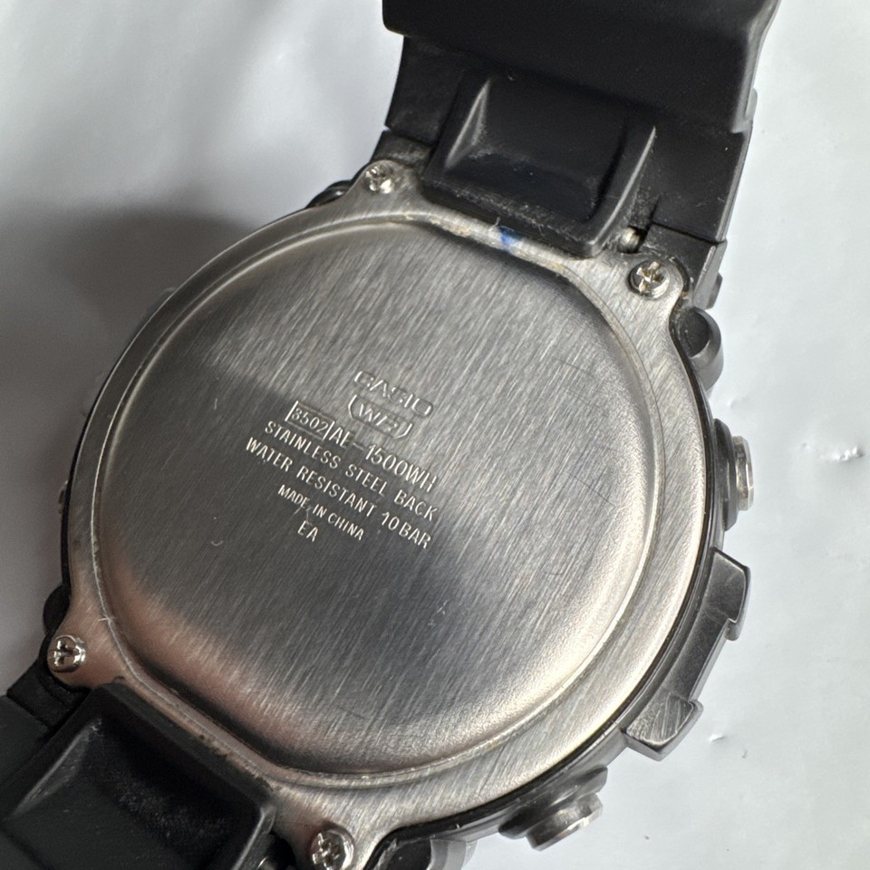 Casio Men's Watch AE1500WH Illuminator 51mm Gray Quartz Digital 3502 ...