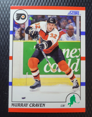 1990-91 Score American MURRAY CRAVEN Philadelphia Flyers Hockey NHL ...
