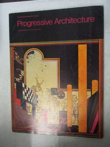 PROGRESSIVE ARCHITECTURE MAGAZINE JANUARY 1974 STRAWBERRY HILL CAMPUS ...