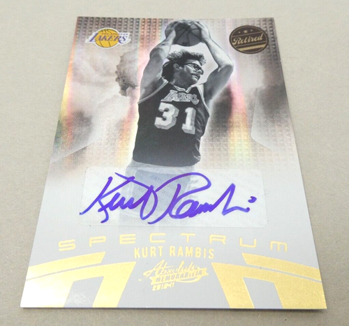 2011 Panini America USA Signed 22/49 Basketball Card #135 Kurt Rambis ...