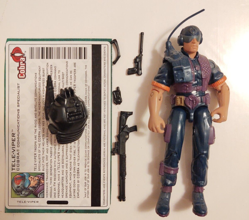 GI Joe Cobra Tele-Viper Mint Loose 100% Complete 2004 single pack Valor ...
