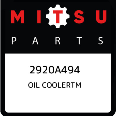 2920A494 Mitsubishi Oil coolertm 2920A494, New Genuine OEM Part | eBay