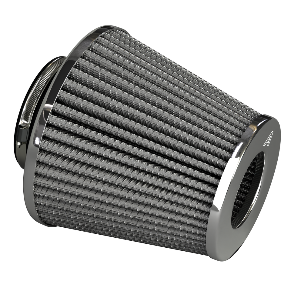 UNIVERSAL 75mm 3" AIR FILTER NECK CONE INDUCTION HIGH FLOW CAR ...
