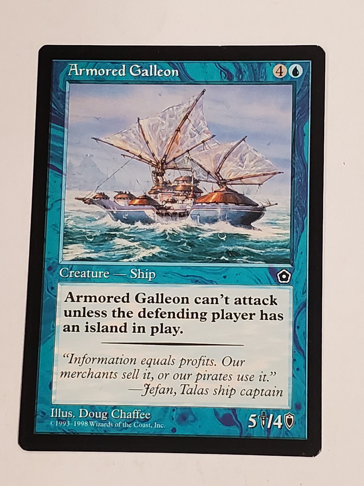 MTG Armored Galleon (Portal II/Blue/U) - BGM | eBay