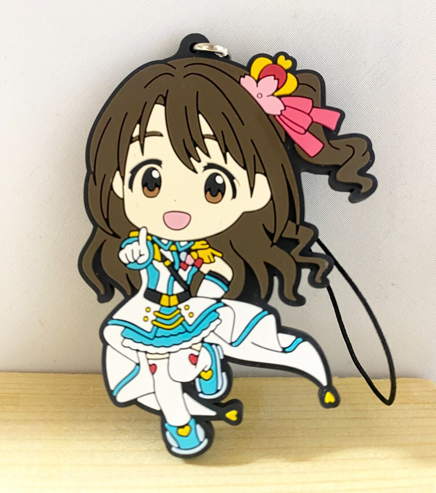 Idolmaster Cinderella Girls Rubber Keychain Kasuga Mirai Bandai Kyun ...