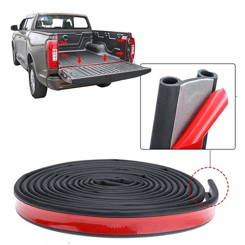 24FT Rubber Tailgate Seal Weather Strip for Truck Cap Camper Shell up ...