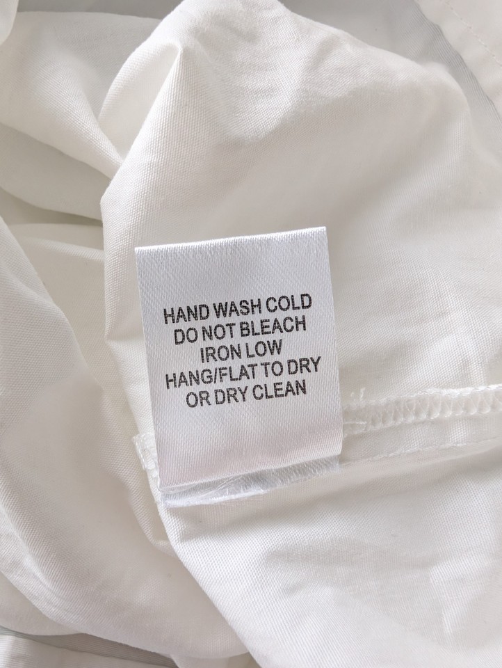 NEW Oddi Oddy White Scalloped Floral Embroidered Cotton Top Shirt Size ...