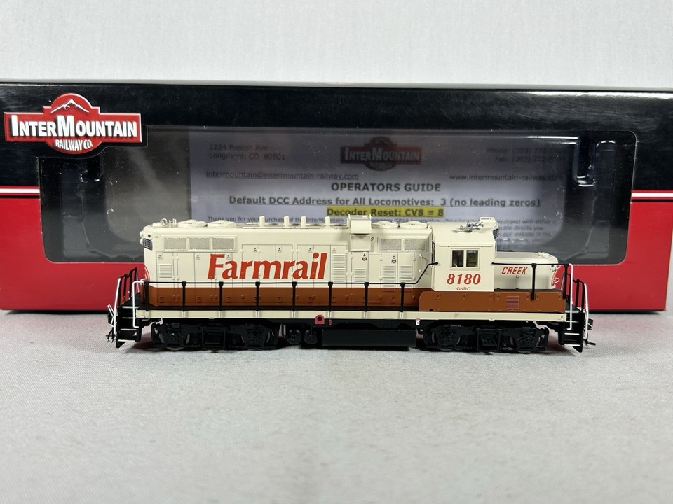 HO Intermountain DCC Equipped Farmrail GP10 Creek #8180 Brand New | eBay