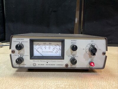 DELUXE REGULATED POWER SUPPLY GELMAN INSTRUMENT COMPANY | eBay