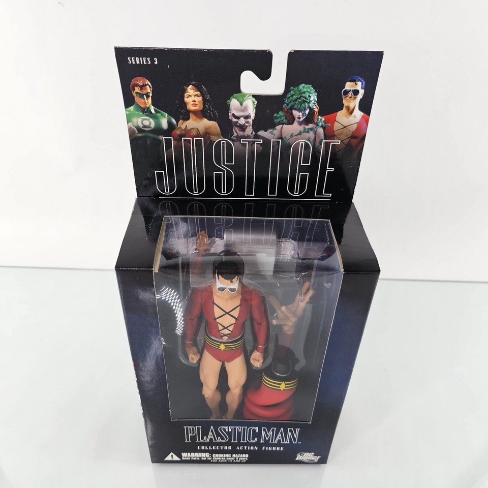 DC Direct PLASTIC MAN Justice League Alex Ross JLA 7" Action Figure ...