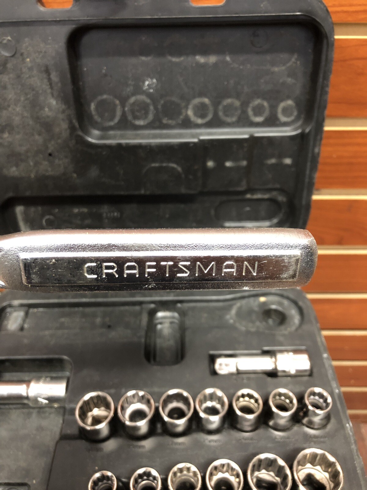 Craftsman 15 Piece Socket Set With Ratchet | eBay