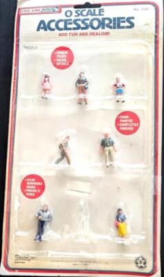Life-Like models - 7 figures for railroad layouts, diorama - MINT ...