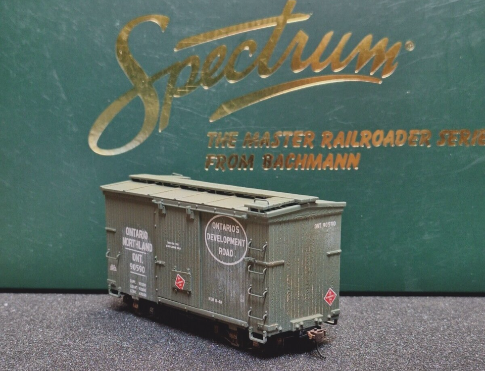 READ On30 Spectrum 18' Box Car ONT 90590 Ontatio Northland Canadian ...