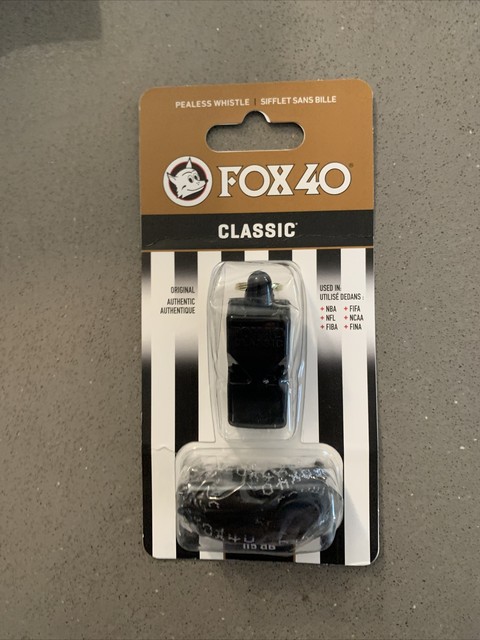 2 Whistle With Break Away Lanyard Combo Fox 40 Classic Official for ...