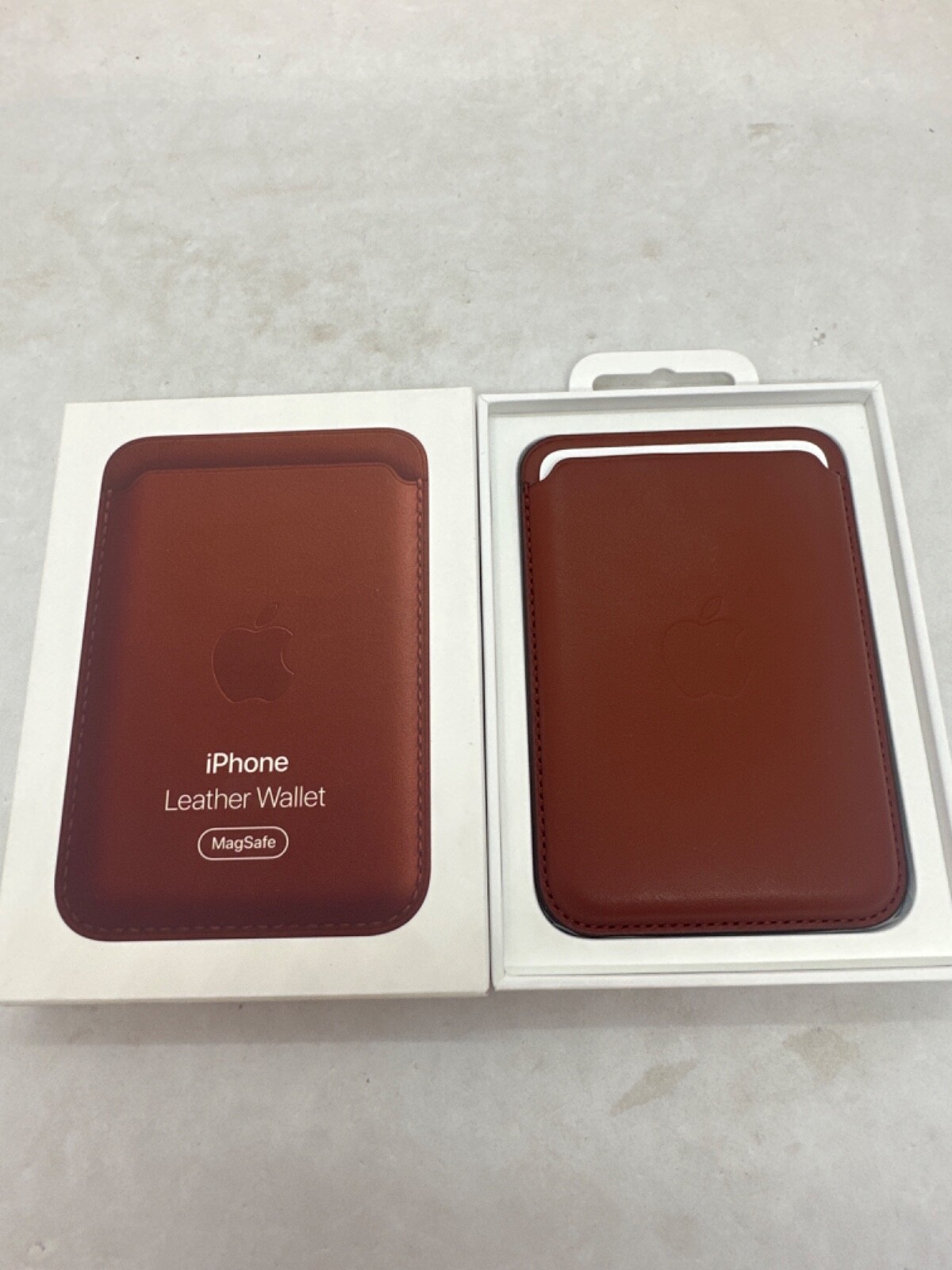 NEW COLOURS Official Genuine Apple Leather Magsafe Wallet With Find My ...