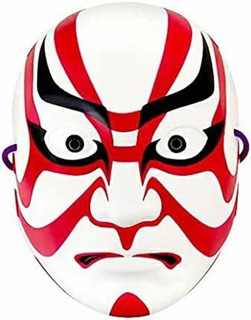Traditional Kabuki Mask