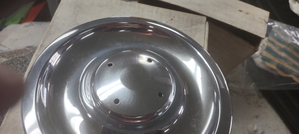 FOUR 1967 NOS CORVETTE, CAMERO RALLY WHEEL "FLAT" CAPS W/GM BOXES NEW ...