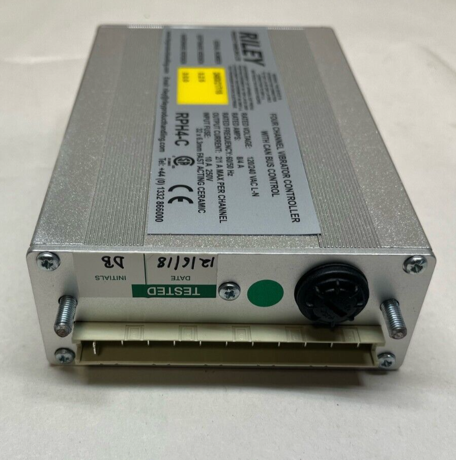 Riley RPH4-C Four Channel Vibrator Controller with Can Bus Control (DE ...