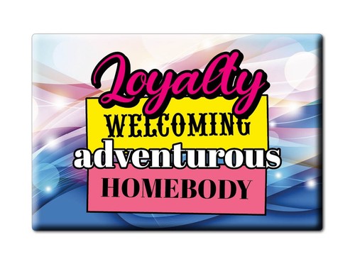 Loyalty Fridge Magnet Name with Adjectives I Love Gift Idea | eBay