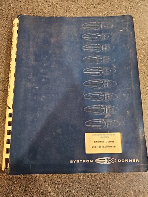 Manuals & Books - Systron Donner Model