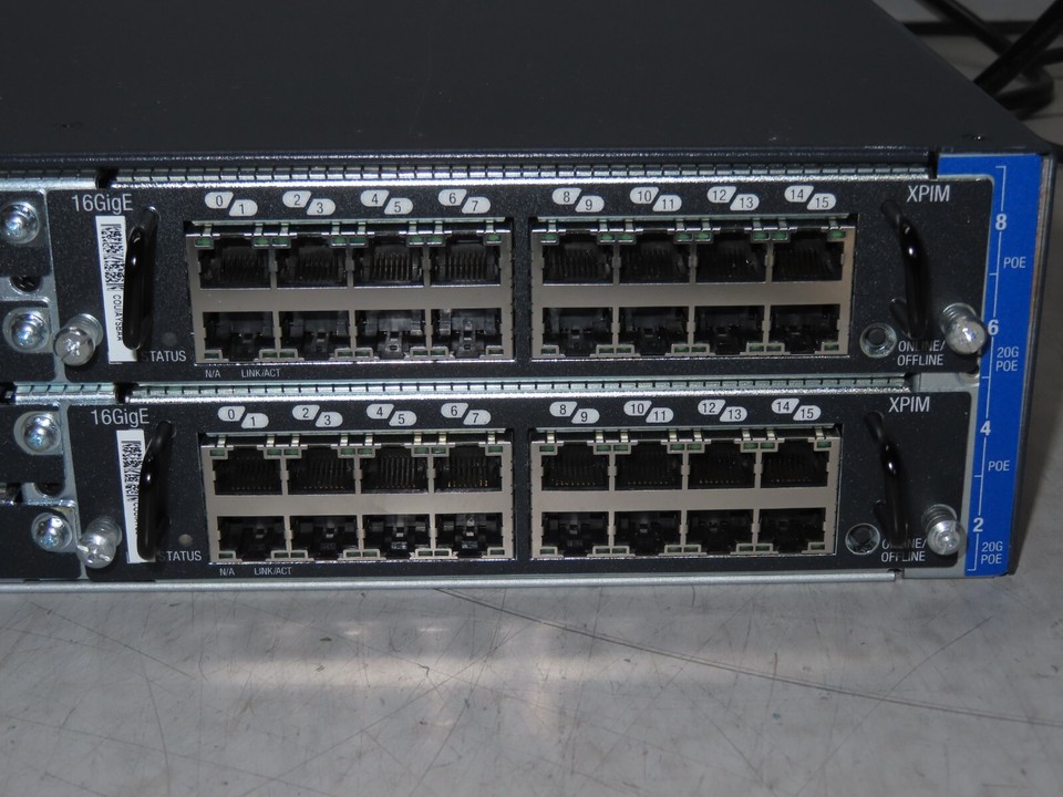 Juniper Network SRX650 Service Gateway Firewall w/ 16GigE XPIM & SRE6 ...