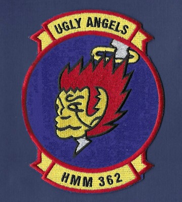 USMC HMM-362 Marine Medium Helicopter Squadron "UGLY ANGELS" Patch | eBay