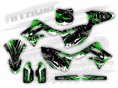 Graphics Kit fits Kawasaki KX 450F KXF 450 KX450F 2013 2014 2015 Decals ...