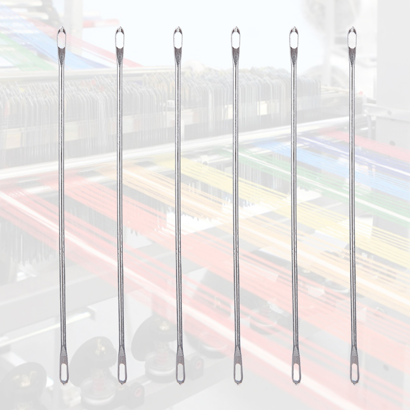 20Pcs Double Eye Needle Metal 9cm Long Transfer Needle Knitting Machine ...