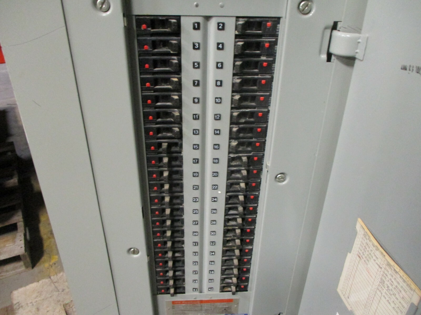 ITE Main Lug Breaker Panel CDP-7 225A Max 480Y/277 3Ph 4W Used | eBay