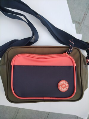 BRAKEBURN Cross Body Camera Bag KHARI CORAL NAVY | eBay UK