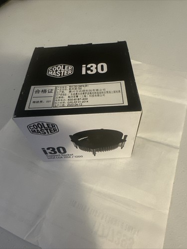 Cooler Master i30 CPU Cooler - 92mm Low Noise Cooling Fan RH-130-26FK ...