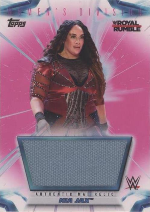 2021 Topps WWE Women's Division - Mat Relics Royal Rumble Nia Jax #MR ...