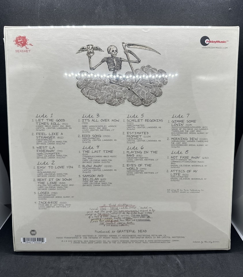 GRATEFUL DEAD - SPRING 1990-SO GLAD YOU MADE IT VINYL LP SEALED MINT ...