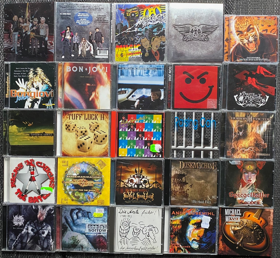 CD METAL SAMMLUNG 140 CDs - Sinner, Heavy Load, Running Wild, Mausoleum ...