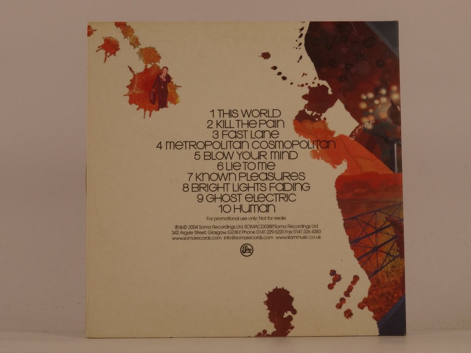 SLAM YEAR ZERO (99) 10 Track Promo CD Album including Card Sleeve SOMA ...