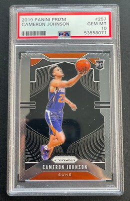 Cameron Johnson PSA 10 GEM MINT 2019-20 Panini Prizm RC #257 | eBay
