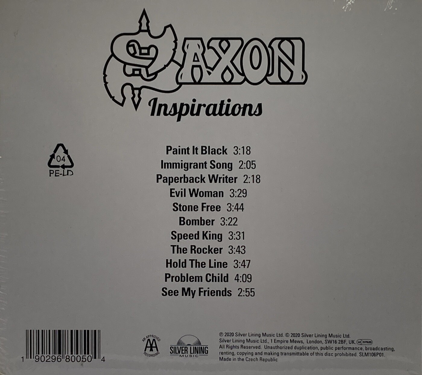 Inspirations by Saxon (CD, 2020) 190296800504 | eBay