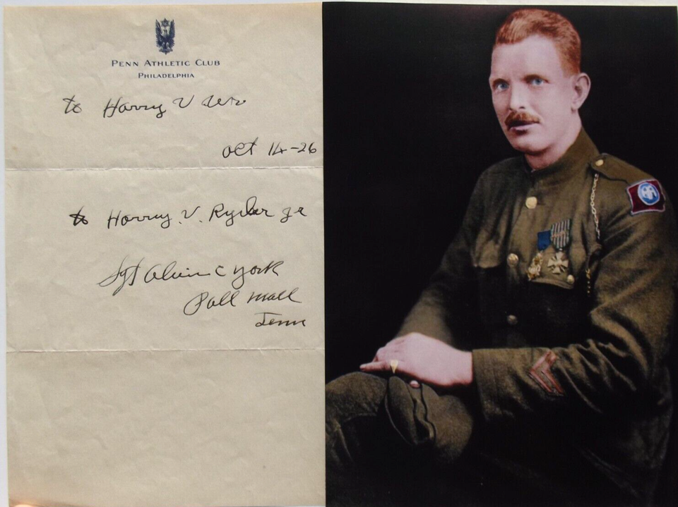 Alvin C. York World War I Medal of Honor Recipient Hero in France ...