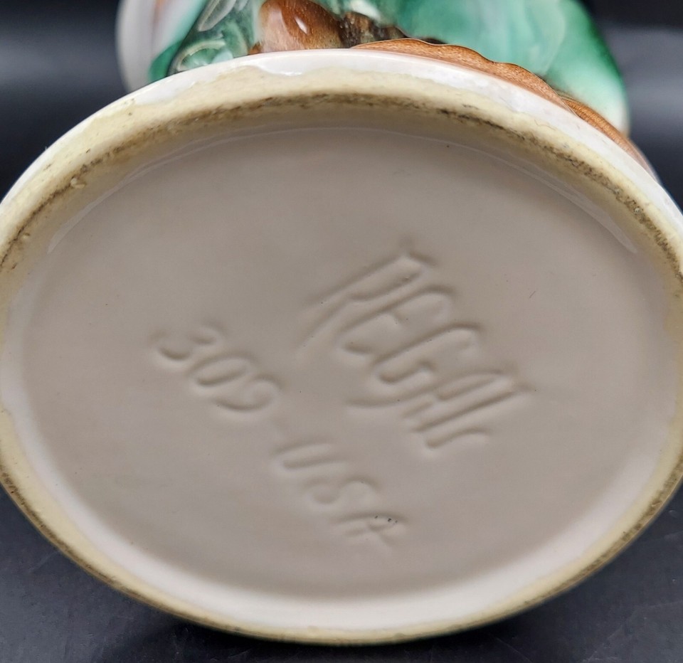 Vintage Mid Century HULL Pottery Regal White Crane Egret Vase #309 | eBay