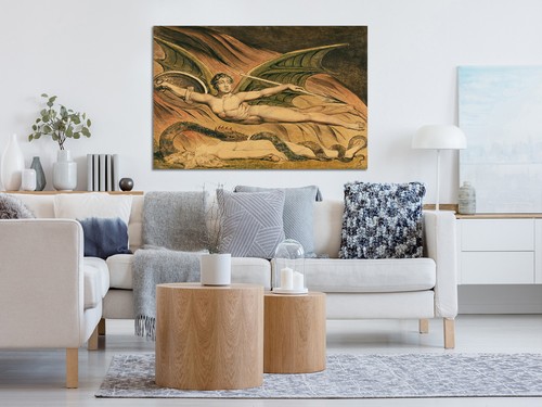 William Blake Satan Exulting over Evecanvas print art or print only | eBay