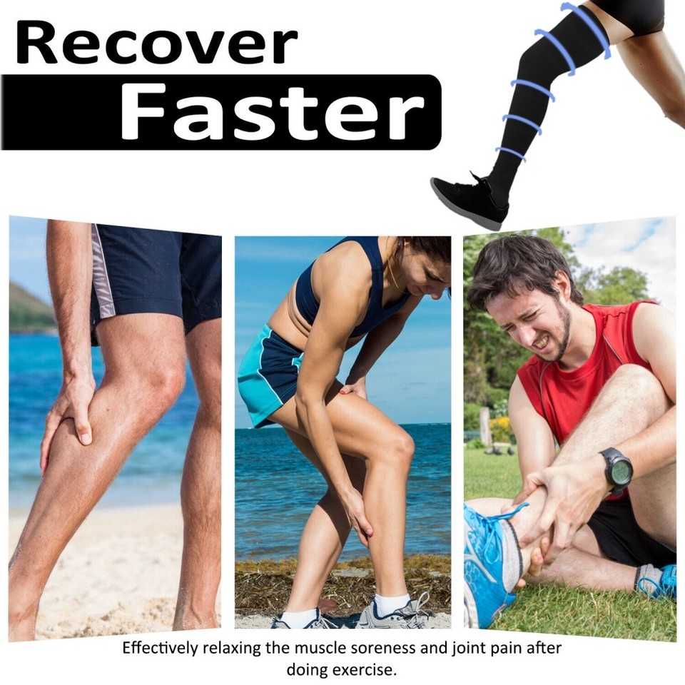 20-30 mmHg Thigh High Compression Stockings Support Socks Edema Medical ...