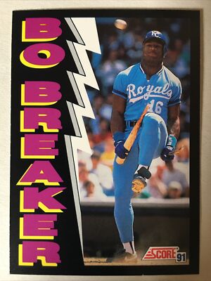Bo Jackson 1991 Score #773 BO BREAKER Iconic Card - MUST HAVE!! | eBay