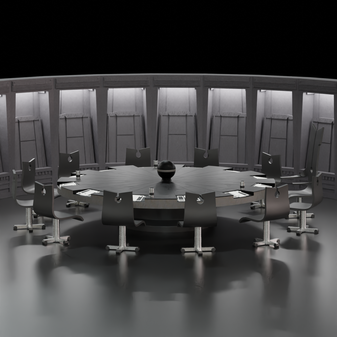 Death Star Conference Room Diorama for 3.75 in (1:18) Figure | eBay