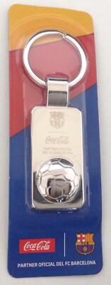COCA-COLA/FC BARCELONA METAL KEYRING ORIGINAL, OFFICIAL PRODUCT | eBay