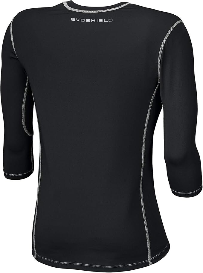Evoshield Mid-Sleeve Baseball Compression Shirt WTV1005BLXL Adult XL Black | eBay