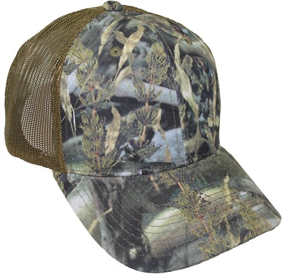 CAP - FISHOUFLAGE® WALLEYE FISHING CAMO MESH BACK HAT ADULT FOF-200-EYE ...