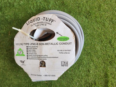 Liquid-tuff Conduit 1/2in 100ft. LFNC -B. New. | eBay