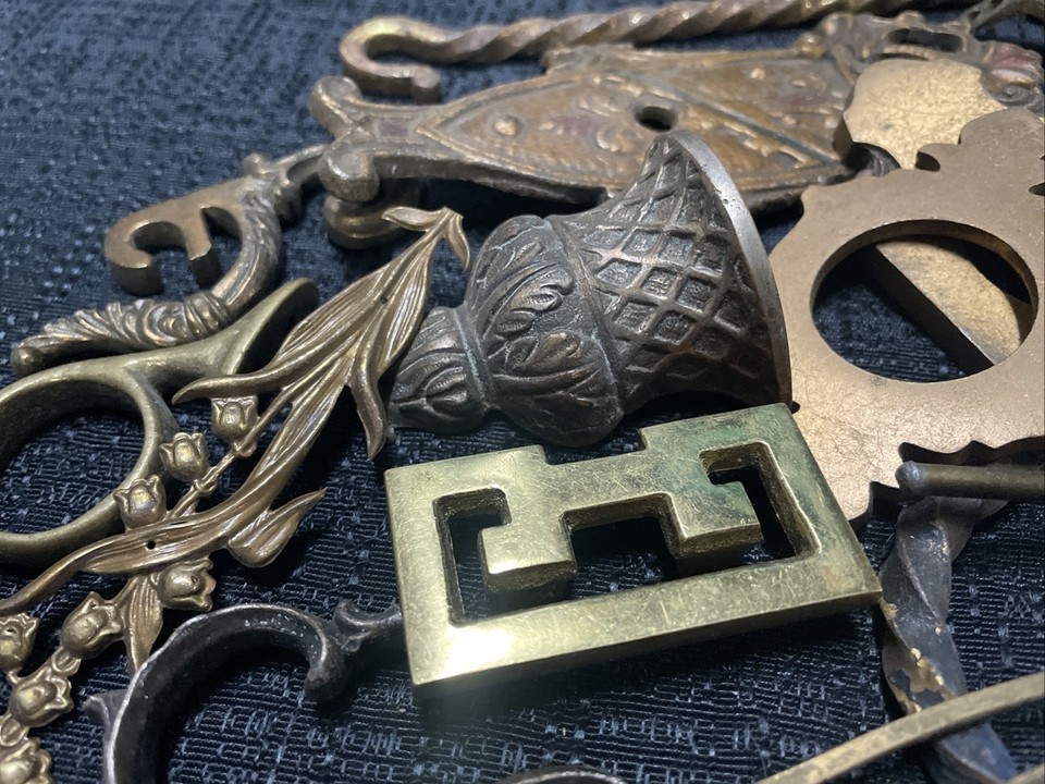 Lot Vintage Antique Assorted Lamp Chandelier Light Hardware Parts ...