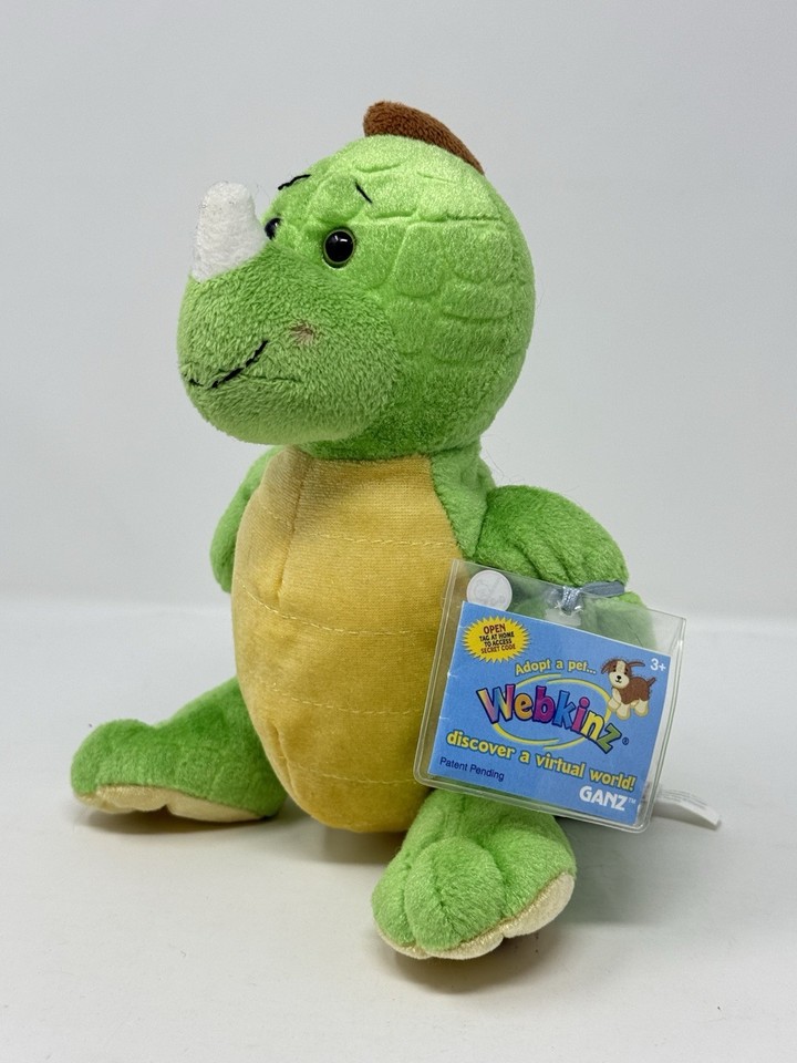 NWT Webkinz “Key Lime Dino” HM185 the Green Dinosaur Plush Toy SEALED ...