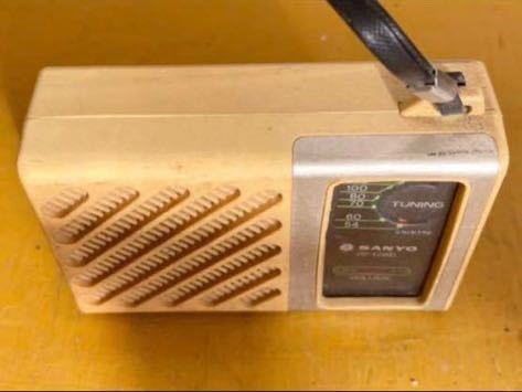 SANYO RP-1280 AM Pocket RADIO Red RP1280 RARE Free Shipping from Japan ...